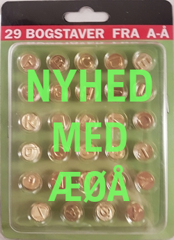 Bogstaver fra A-Å til brænderpen